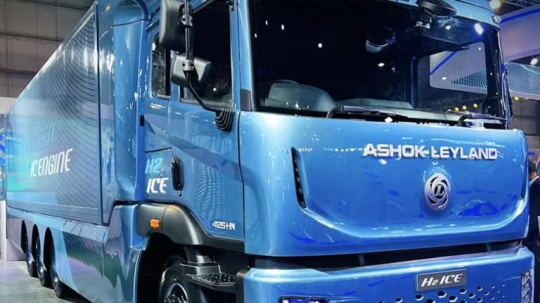 Reliance showcases hydrogen-run truck manufactured